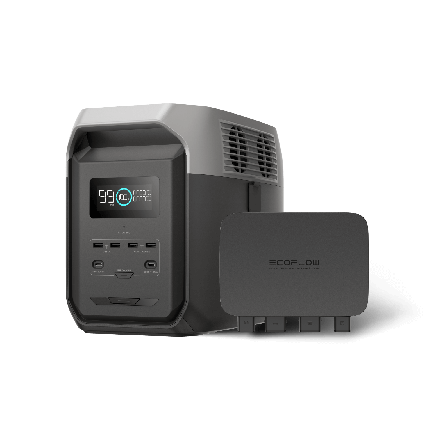 EcoFlow 500W Alternator Charger - Alternator Charger 500W + DELTA 3 ...