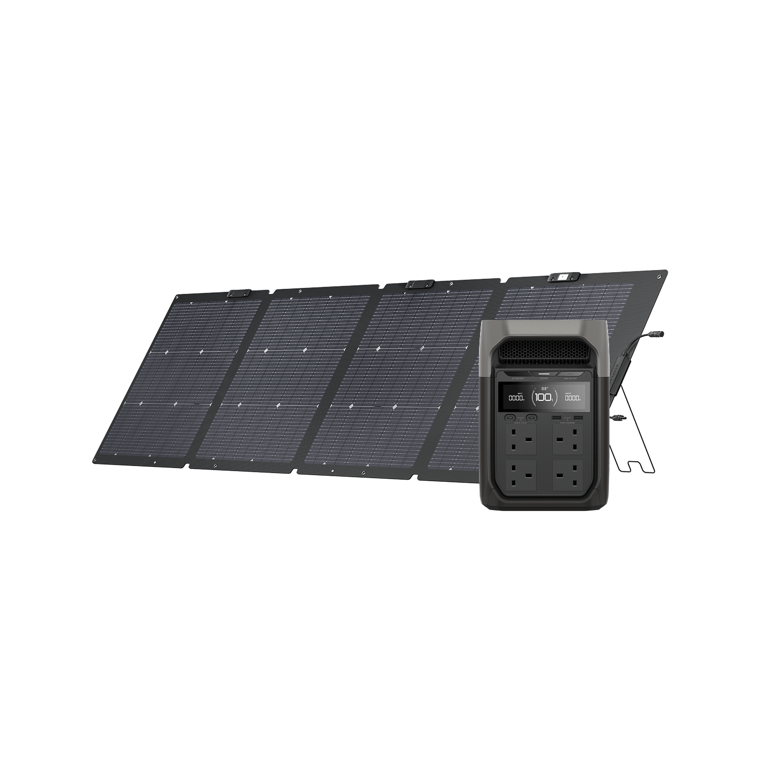 EcoFlow DELTA 3 Series Solar Generator (PV220W) - EcoFlow UK - DELTA 3 ...