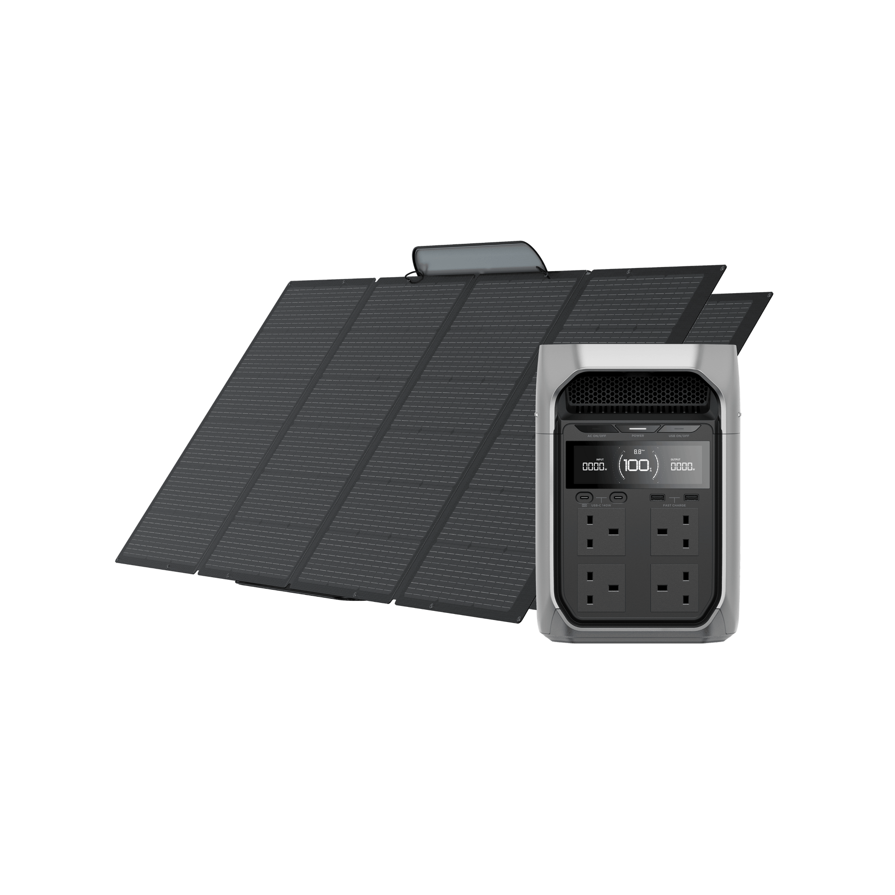 EcoFlow DELTA 3 Series Solar Generator (PV400W) - DELTA 3 / 1*400W ...