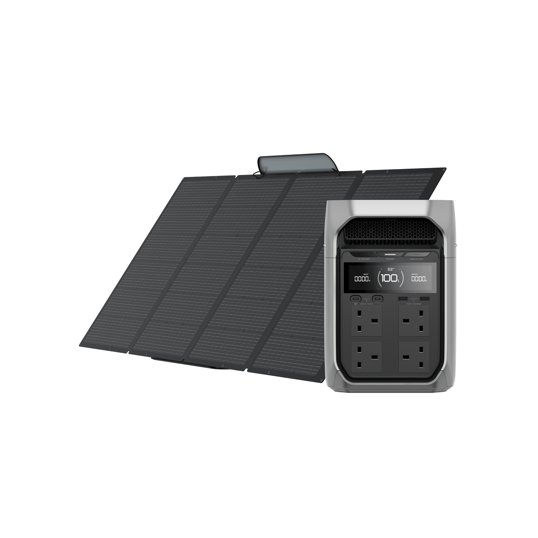 EcoFlow DELTA 3 Series Solar Generator (PV400W) - DELTA 3 / 1*400W ...