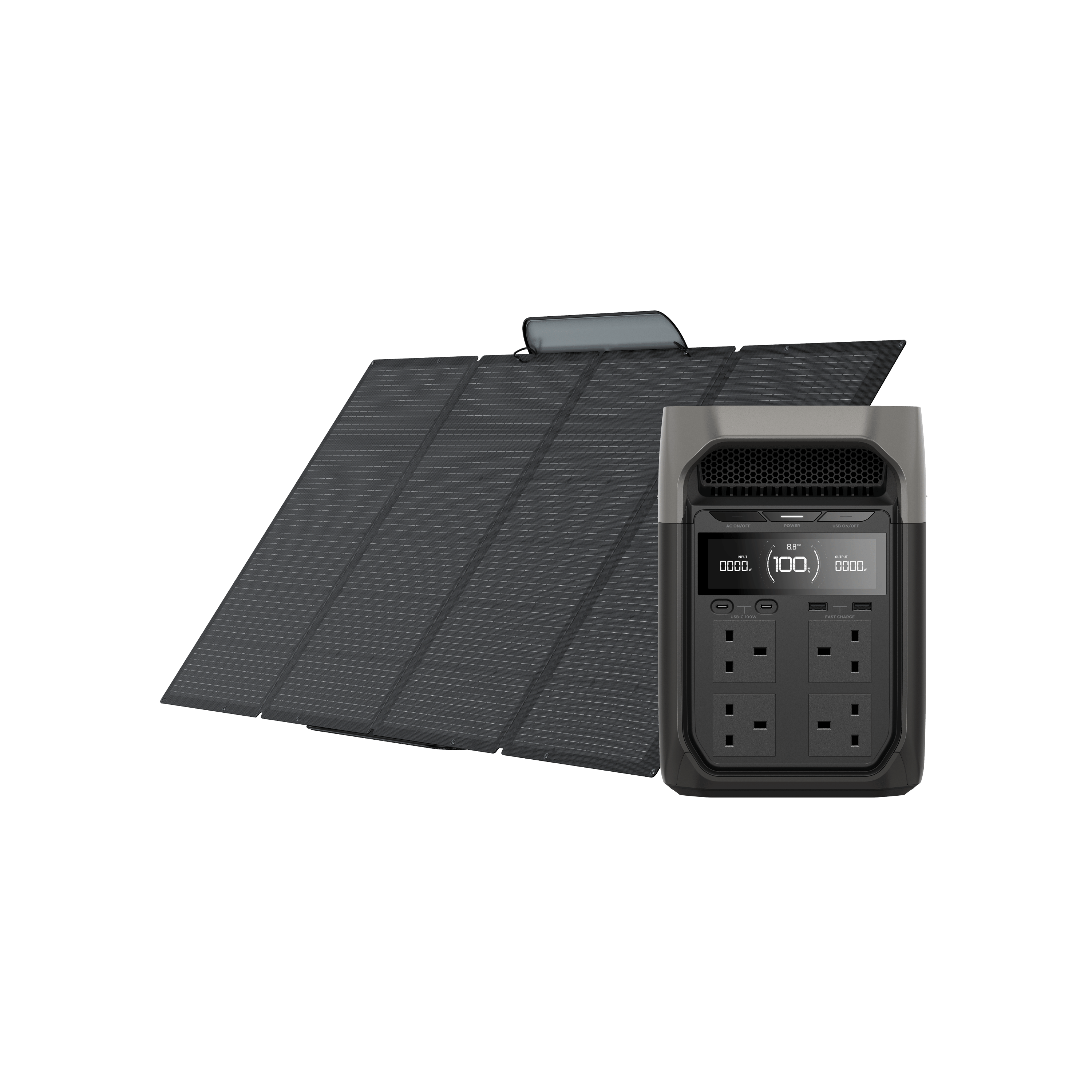 EcoFlow DELTA 3 Series Solar Generator (PV400W) - DELTA 3 / 1*400W ...