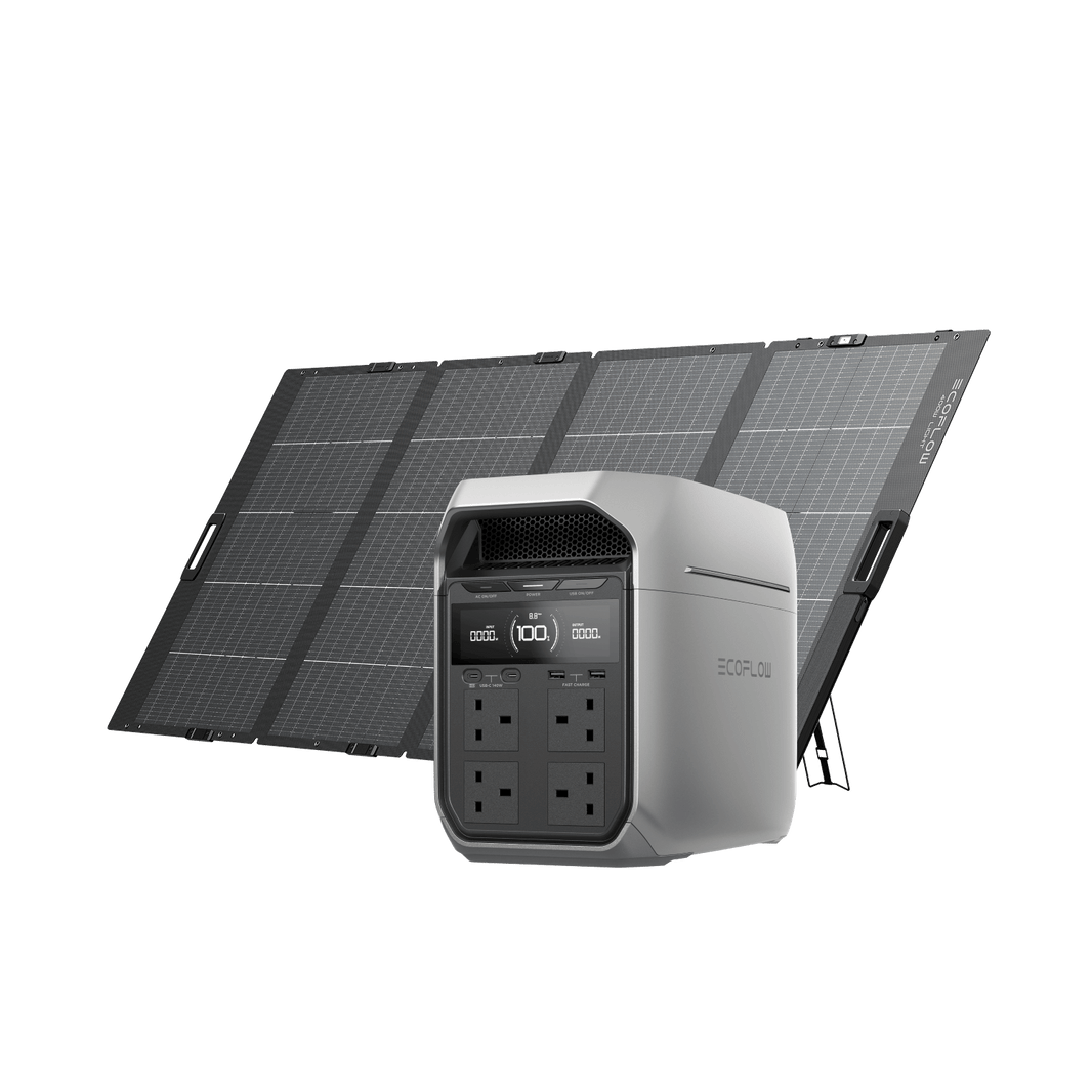 EcoFlow DELTA 3 Series Solar Generator (PV400W) - DELTA 3 Plus / 1*400W ...