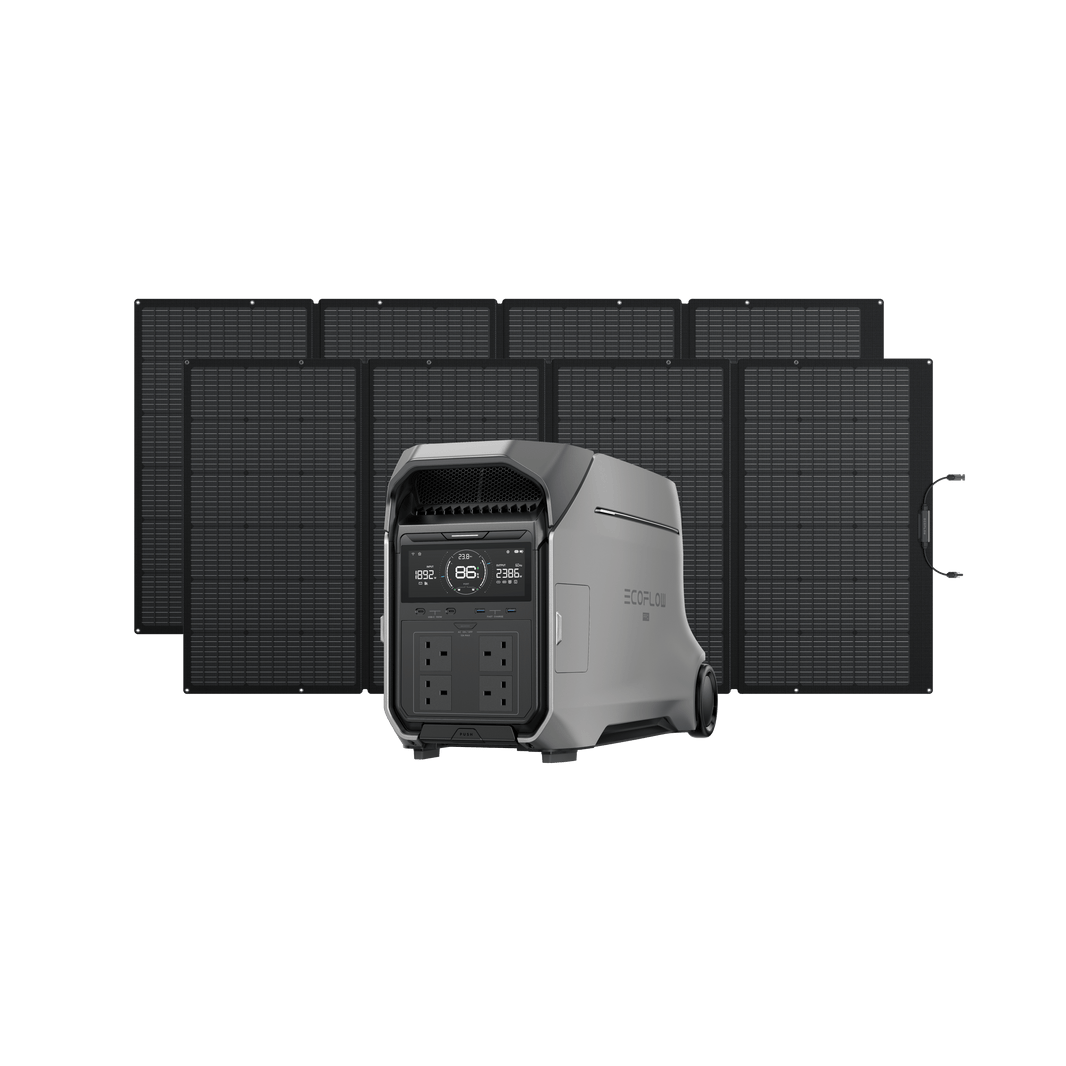 EcoFlow DELTA Pro Solar Generator (PV400W) | EcoFlow UK - DELTA Pro 3 ...