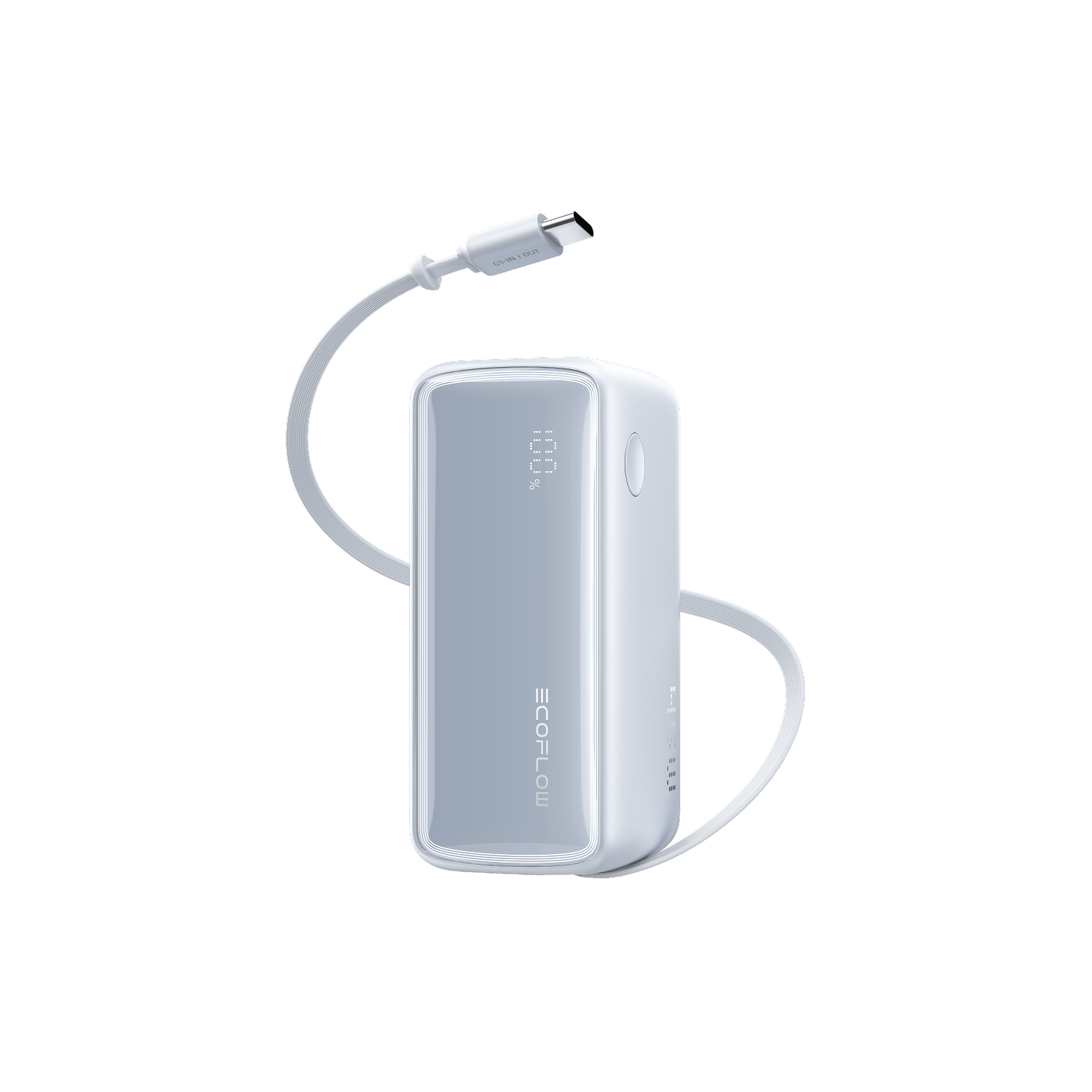 RAPID 10K 45W Retractable Cable Power Bank | EcoFlow - Black - EcoFlow UK