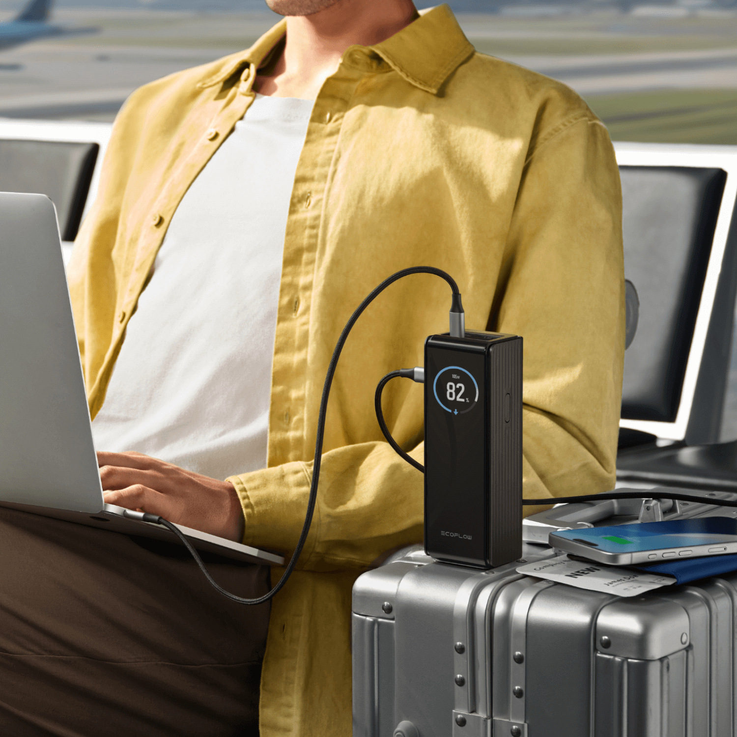 RAPID Power Bank: 25,000 mAh & 170W | EcoFlow UK - Black - EcoFlow UK