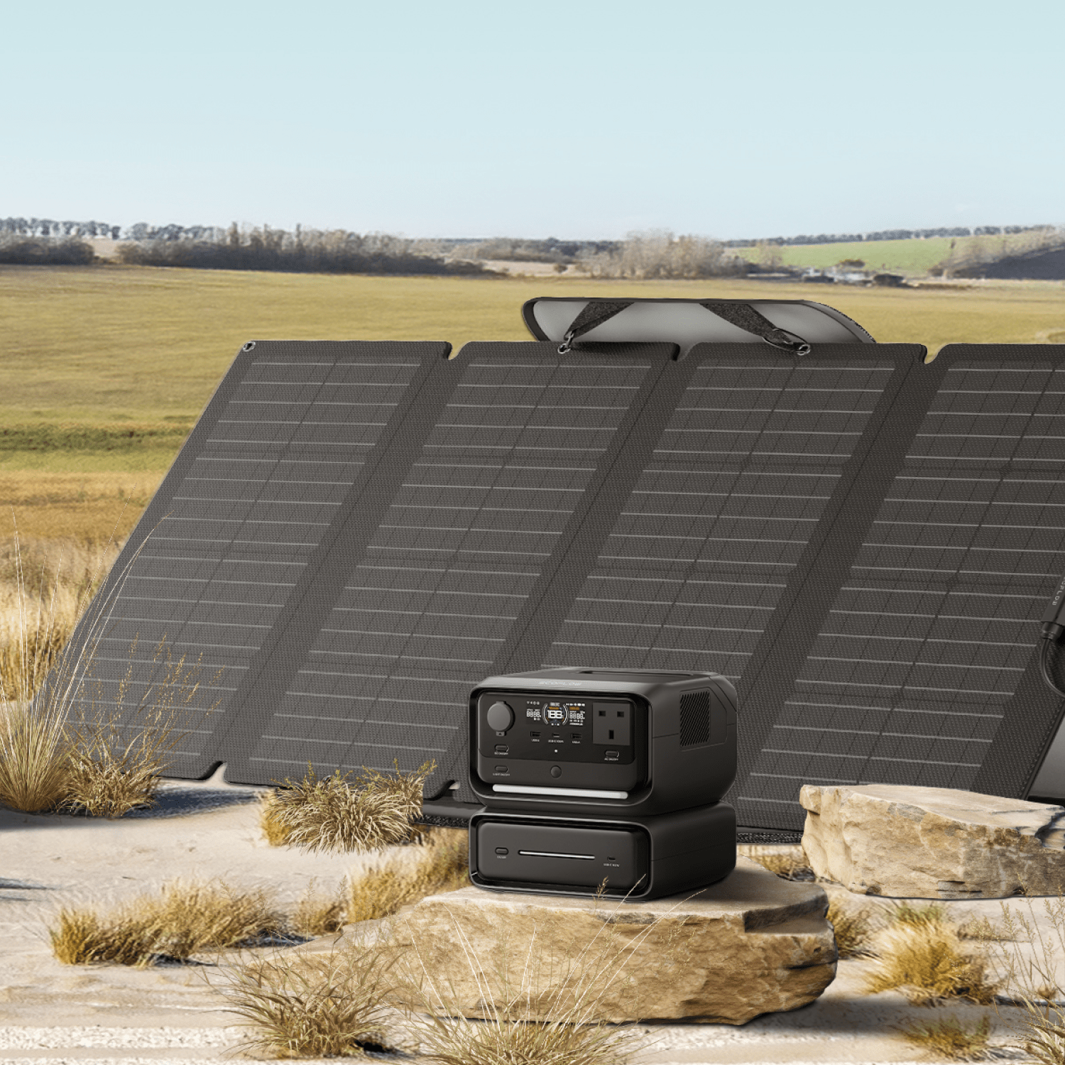EcoFlow RIVER 3 Plus Solar Generator - RIVER 3 Max Plus / 220W Portable Solar Panel - EcoFlow UK