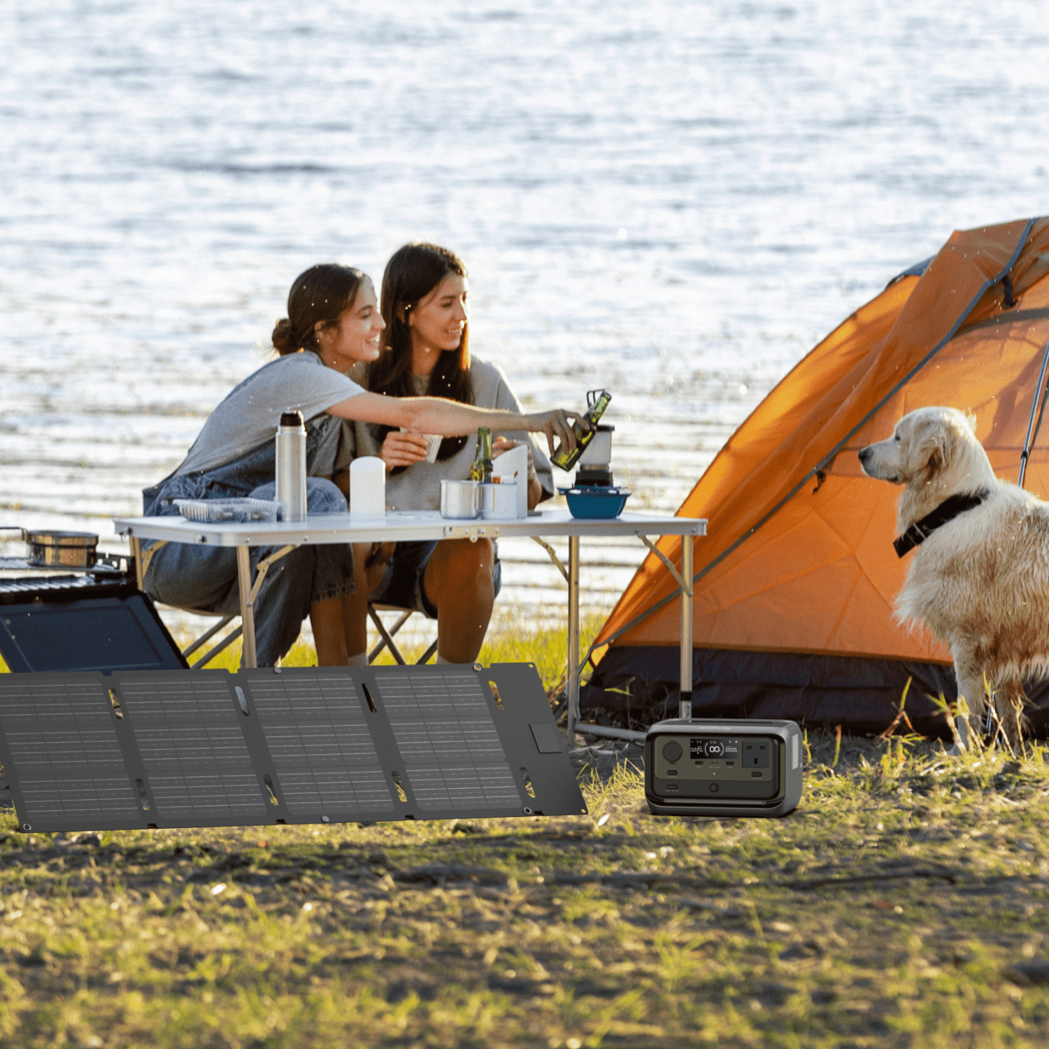 EcoFlow RIVER 3 Plus Solar Generator - RIVER 3 Max Plus / 220W Portable ...