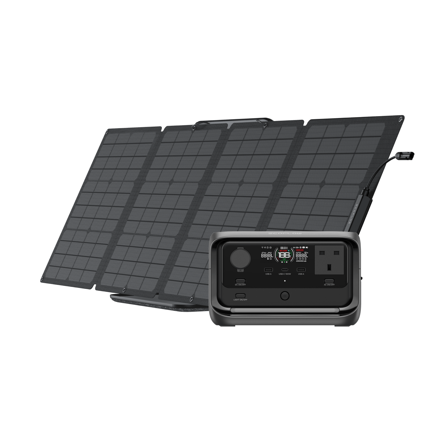 EcoFlow RIVER 3 Plus Solar Generator - RIVER 3 Max Plus / 220W Portable ...