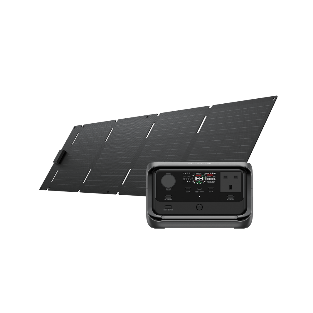 EcoFlow RIVER 3 Plus Solar Generator - RIVER 3 Max Plus / 220W Portable ...