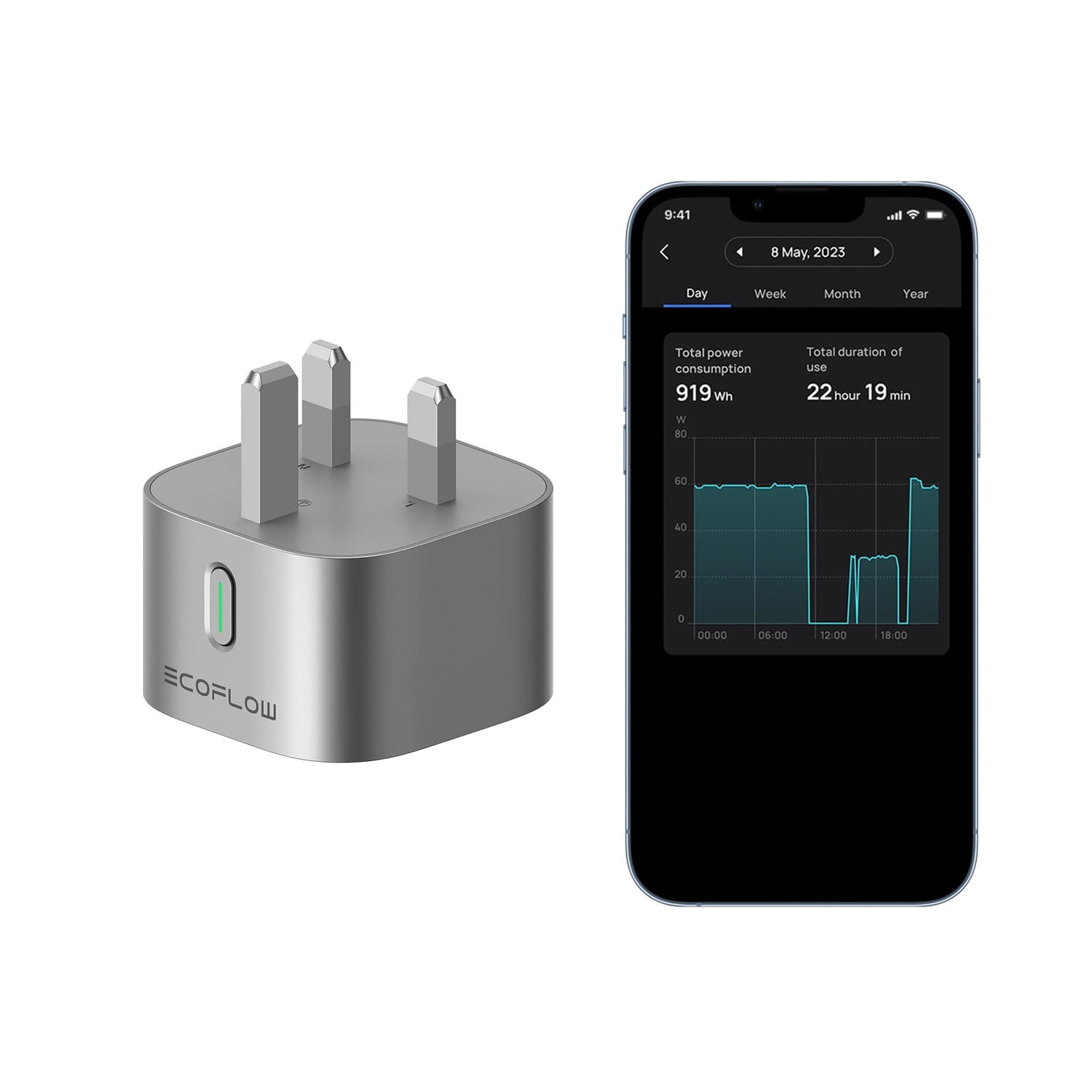 EcoFlow Smart Plug - 1 x Smart Plug - EcoFlow UK