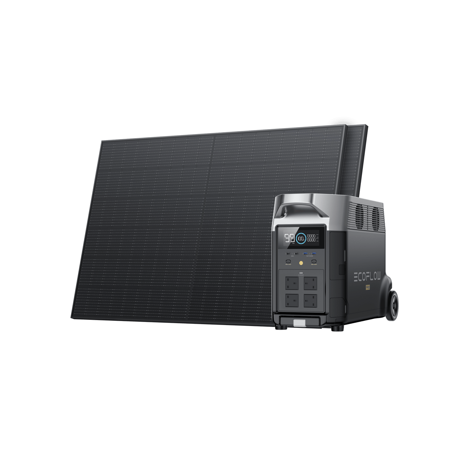 EcoFlow DELTA Pro Solar Generator (Rigid PV400W*2) - 2 / With Extra ...